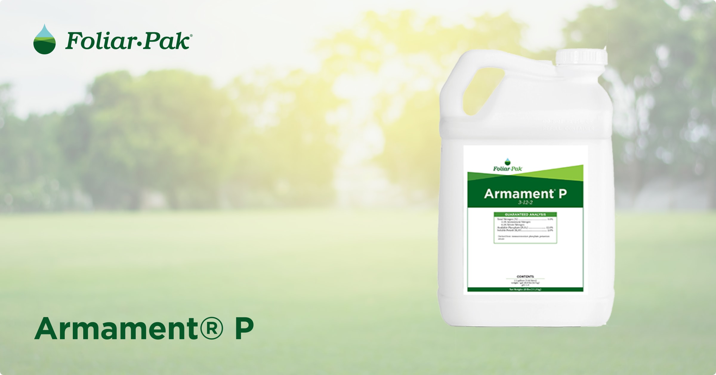 Foliar-Pak Armament P Product Information | Foliar-Pak